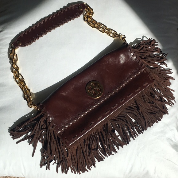 Tory Burch | Bags | Rare Tory Burch Fringed Clutch | Poshmark